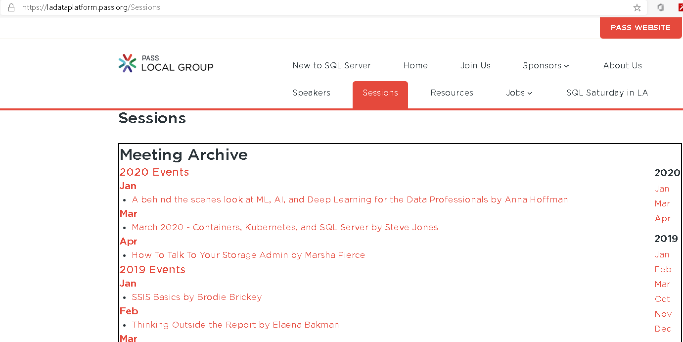 Preparing a User Group continuity plan for a possible PASS shutdown ...
