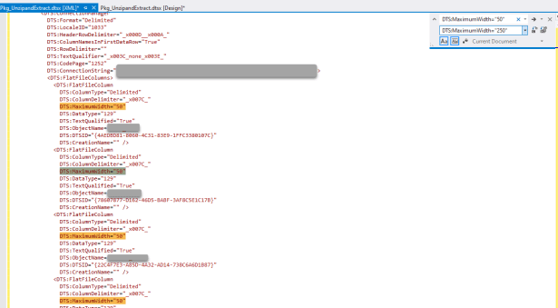 Hacking the DTSX (SSIS XML file) to Change Defaults – DataSteve