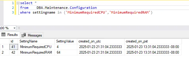 Check server recommended VM resources – DataSteve