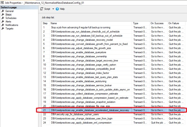 Enable Accelerated Database Recovery (ADR) – DataSteve