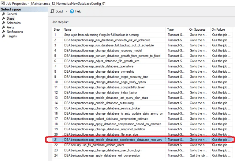 Enable Accelerated Database Recovery (ADR) – DataSteve